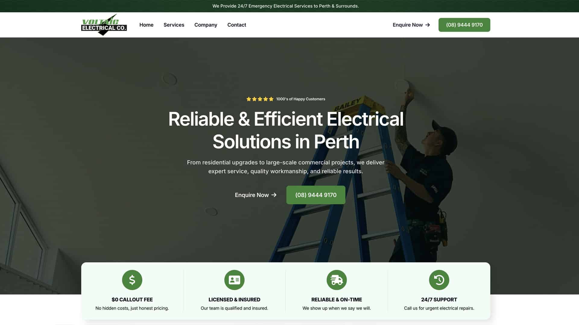 15 Best Electrician Website Design Examples in Australia